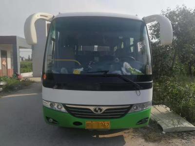 China Model 6602 Used Mini Bus 2016 Year 19 Seat Front Engine Diesel Six Meter Length for sale
