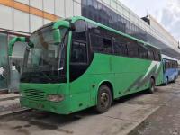 China Front Engine Green Used Tour Bus 51 Seats Two Doors LHD / RHD Support Diesel 2010 Year for sale