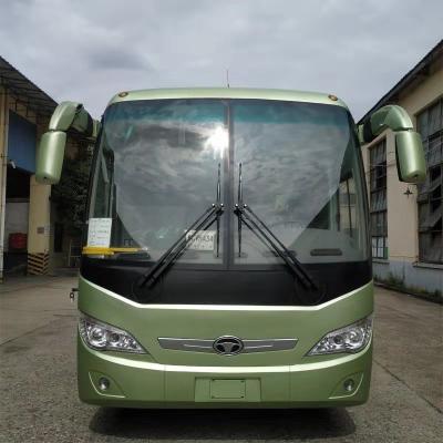 China 63 Seats Diesel Engine Bus Double Back Axle Left Hand Drive 110km / H Max Speed for sale