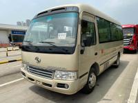 China Diesel 19 Seat 2016 Year Kinglong 85kw Used Coach Bus Coaster for sale