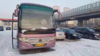 China 51 Seats 206kw ZK6116D Yutong Second Hand Tourist Bus Rear Engine YC.6 for sale