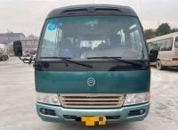 China Golden Gragon Coaster 26 Seats Hino Engine Bus Green Color 100km/H for sale