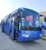 China Higer KLQ6129 53 Seats Rear Engine Used Coach Bus Double Doors Steel Chiassis for sale