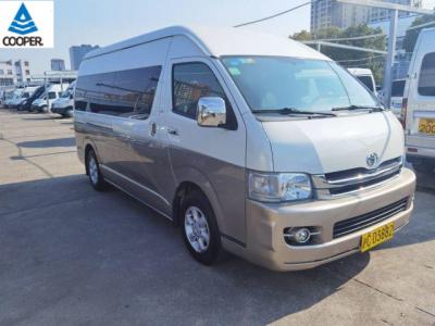 China 2010 Year 13 Seats Gasoline Toyota Hiace Used Mini Bus for sale