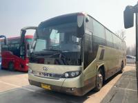 China LHD Rear Engine Higer Brand Model KLQ6115 Passenger Bus Steel Chassis Used Coach Bus 53 Seats for sale