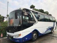 China Oil-Electric Hybrid Electric Vehicle WP Engine 155kw Double Doors Leather Seat Used Coach Bus Zhongtong LCK6101 47Seats for sale