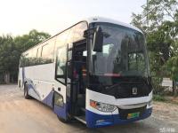 China Oil-Electric Hybrid Electric Vehicle WP Engine 155kw Double Doors Leather Seat Used Coach Bus Zhongtong LCK6101 47Seats for sale