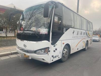 China Used Higer Bus Model KLQ6882 39 Seats Steel Chassis Used Passenger Bus Yuchai Rear Engine 162kw Single Doors Left Steer for sale