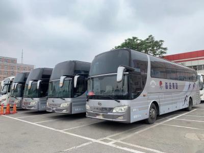 China Used Coach Bus Ankai HFF6120 51 Seats Used Passenger Bus Yuchai Engine 228kw Nude Packing for sale