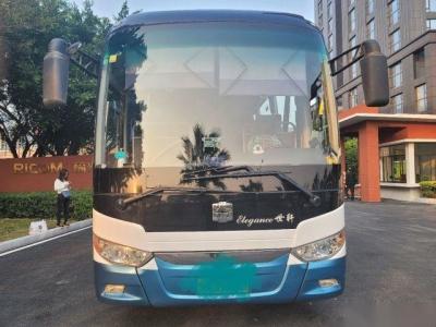 China Used Zhongtong Bus LCK6119 48 Seats Rear Yuchai Engine Airbag Chassis Double Doors Nude Packing Left Hand Drive for sale