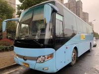 China Used Coach Bus Yutong Brand ZK6117 65 Seats Yuchai Rear Engine 120km/H Single Door Used Passenger Buses Left Steering for sale