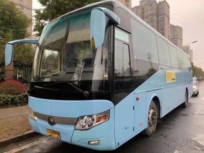 China Used Coach Bus Yutong Brand ZK6117 65 Seats Yuchai Rear Engine 120km/H Single Door Used Passenger Buses Left Steering for sale
