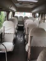 China Used Coaster Bus 2017 Toyota 23 Seats Low Kilometer Left Hand Drive for sale