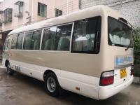China Used Coaster Bus 2017 Toyota 23 Seats Low Kilometer Left Hand Drive for sale
