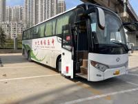 China Used Coach Bus Kinglong XMQ6112 51 Seats Airbag Chassis Left Hand Drive Low Kilometer Nude Packing for sale