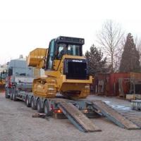 China Brand New 3 Axles Low Bed Semi-Trailer Truck 50Ton Payload for sale