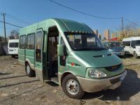 China Used Mini Bus 17 Seats Brand 2.8T Diesel Engine Electric Gate Euro III for sale