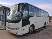 China Used Tour Bus KLQ6856 37 Seats  Left Steering Steel Chassis Euro III Used Higer Bus for sale