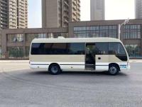 China Used Coaster Bus 2TR Engine 20 Seats Mini Bus Toyota Coaster Left Hand Drive Fully Automatic Door for sale
