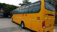 China Used Yutong Bus ZK6107 49 Seats Left Steering Airbag Chassis Yuchai Rear Engine Low Kilometer for sale