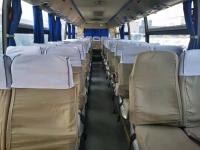 China Used Yutong Bus 51 Seats ZK6110 Airbag Chassis Left Steering Tour Bus Low Kilometer Yuchai Rear Engine for sale