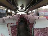 China Used Kinglong Bus XMQ6900 Double Doors 39seats Low Kilometer Left Steering Steel Chassis for sale