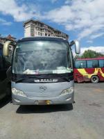 China Used Kinglong Bus XMQ6900 Double Doors 39seats Low Kilometer Left Steering Steel Chassis for sale