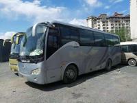 China Used Kinglong Bus XMQ6900 Double Doors 39seats Low Kilometer Left Steering Steel Chassis for sale