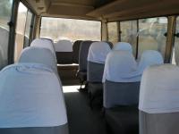 China Diesel Engine 1HZ 23-29seats Left Hand Drive Low Kilometer Used Passenger Bus Used Coaster Bus Japanese Brand Coaster for sale