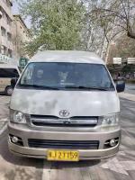 China 2007 Year 13 Seats Gasoline Toyota Hiace Used Mini Bus With Luxury Seat Automatic Transmission High Roof for sale