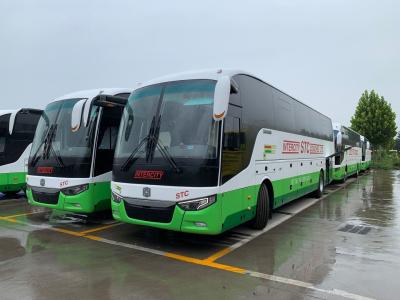 China Used Zhongtong Bus LCK6128 New Bus 56 Seats double Doors Big Compartment Rear Engine for sale