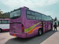 China Used Kinglong Bus XMQ6117 44 Seats Rear Engine Double Doors Airbag Chassis Used Coach/Tour Bus for sale