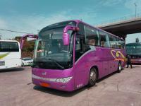 China Used Kinglong Bus XMQ6117 44 Seats Rear Engine Double Doors Airbag Chassis Used Coach/Tour Bus for sale