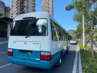 China Used Toyota Coaster Bus 23 Seats Euro III Diesel Engine Low kilometer VIP seats for sale