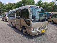 China 23 Seats Used Coaster Bus Used Mini Bus Toyota Coaster Bus With 3RZ Gasoline Engine 2012 Year Left Hand Steering for sale