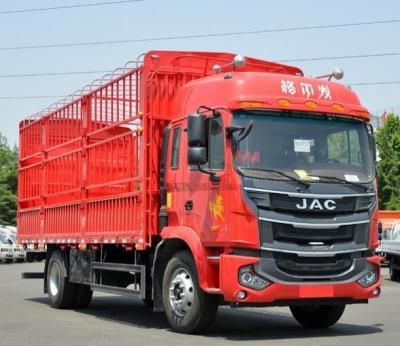 China JAC Geerfa A5L Median Brown 220 Horsepower 4X2 6.8M Warehouse Gate Dump Truck for sale