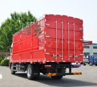 China JAC Geerfa A5L Median Brown 220 Horsepower 4X2 6.8M Warehouse Gate Dump Truck for sale