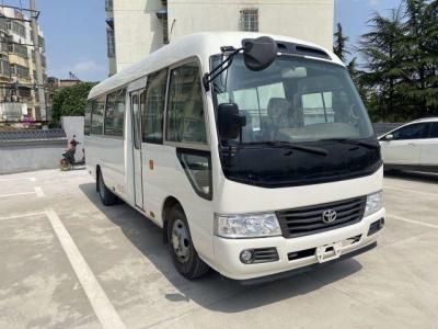 China Toyota Coaster 20-30seats Used Coaster Bus 6GR Engine 3956ml Used Mini Bus for sale