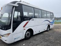 China Used Kinglong Bus XMQ6859 37 Seats Steel Chassis Single Door Yuchia Rear Engine Euro III Used Tour Bus for sale