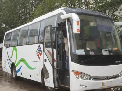 China Used Kinglong Bus XMQ6859 35Seats Steel Chassis Used Tour Bus Single Door Rear Engine Euro III for sale