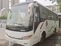 China Used Kinglong Bus XMQ6859 35Seats Steel Chassis Used Tour Bus Single Door Rear Engine Euro III for sale