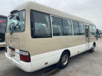 China Toyota Used Coaster Bus for Africa Gaosilne 2TR Engine 108KW 23 Seats Left Hand Drive for sale