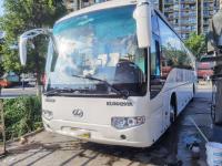 China Used Higer Bus Rear Engine Model KLQ6129 Good Passengers Bus 53 Seats Rear Weichai Engine 215kw Euro III for sale