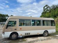 China Toyota Brand Used Coaster Bus 23-30seats 3RZ Toyota Engine Gasoline Used mini Bus Left Steering for sale