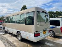 China Toyota Brand Used Coaster Bus 23-30seats 3RZ Toyota Engine Gasoline Used mini Bus Left Steering for sale