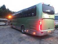 China Kinglong Bus Double Doors Used Coach Bus 51 Seats Airbag Chassis XMQ6113 Yuchai Rear Engine for sale