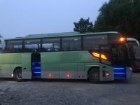 China Kinglong Bus Double Doors Used Coach Bus 51 Seats Airbag Chassis XMQ6113 Yuchai Rear Engine for sale
