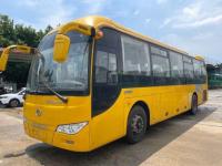 China Used Kinglong Bus XMQ6110 Rear Engine Used Coach Bus Double Doors 50 Seats Euro IV Airbag Chassis for sale