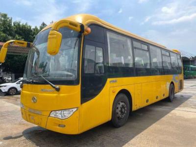 China Used Kinglong Bus XMQ6110 Rear Engine Used Coach Bus Double Doors 50 Seats Euro IV Airbag Chassis for sale