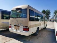 China Used Toyota Coaster 17-30 Seater Luxury Seats Desks Gasoline LHD 2017 Made in Japan for sale